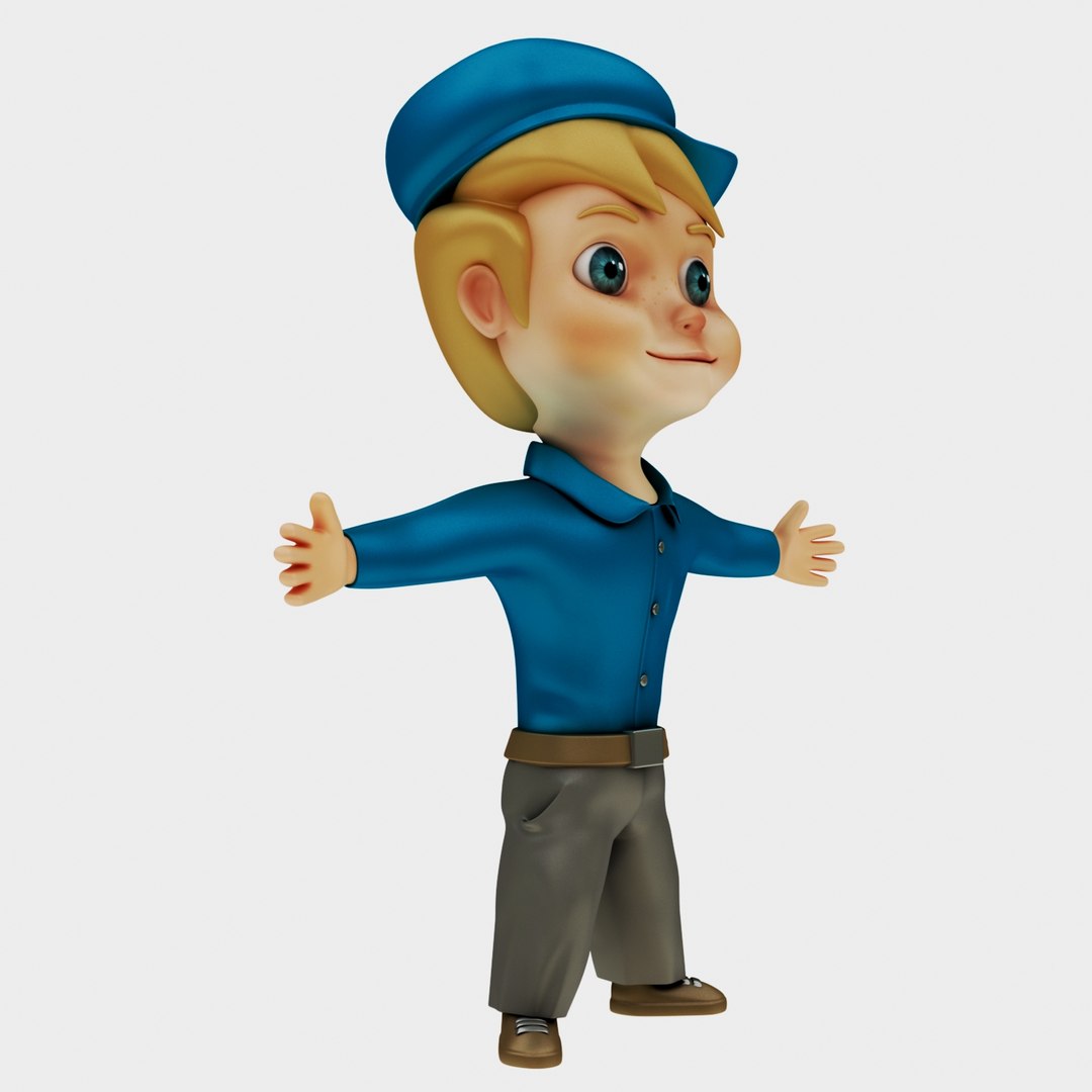 3D Male Man Child Model - TurboSquid 1294822