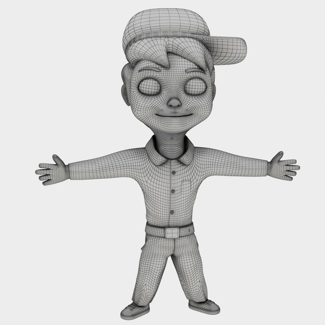 3D Male Man Child Model - TurboSquid 1294822