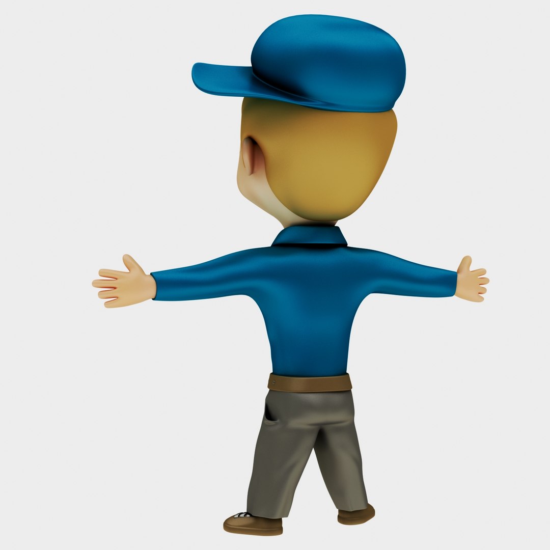 3D Male Man Child Model - TurboSquid 1294822