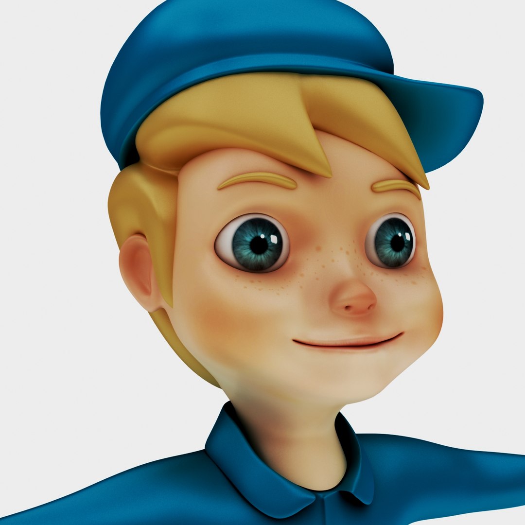 3D Male Man Child Model - TurboSquid 1294822