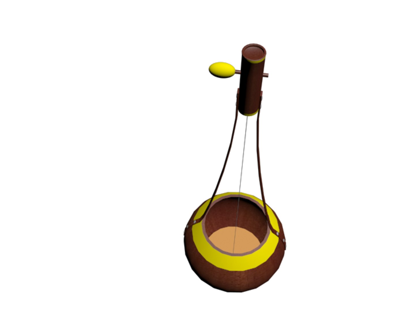 Musical Instrument Ektara 3D Model - TurboSquid 1533603