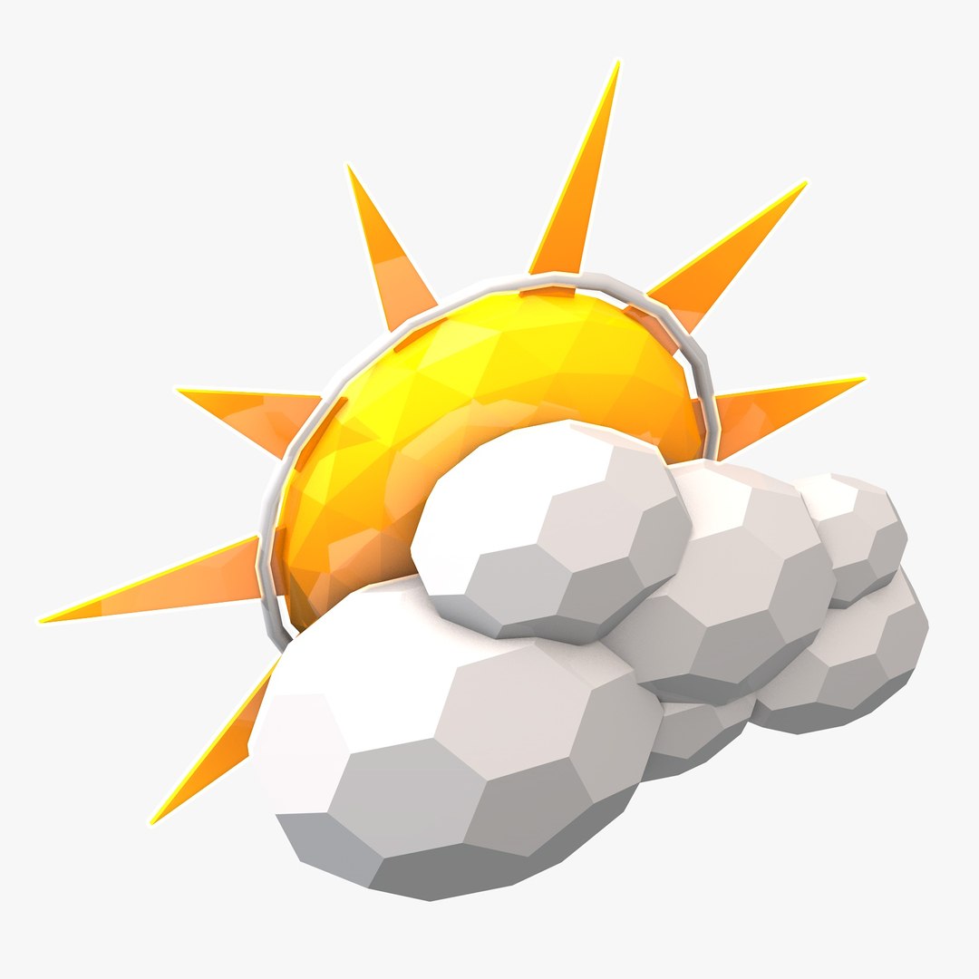 Sun Clouds 3d Model
