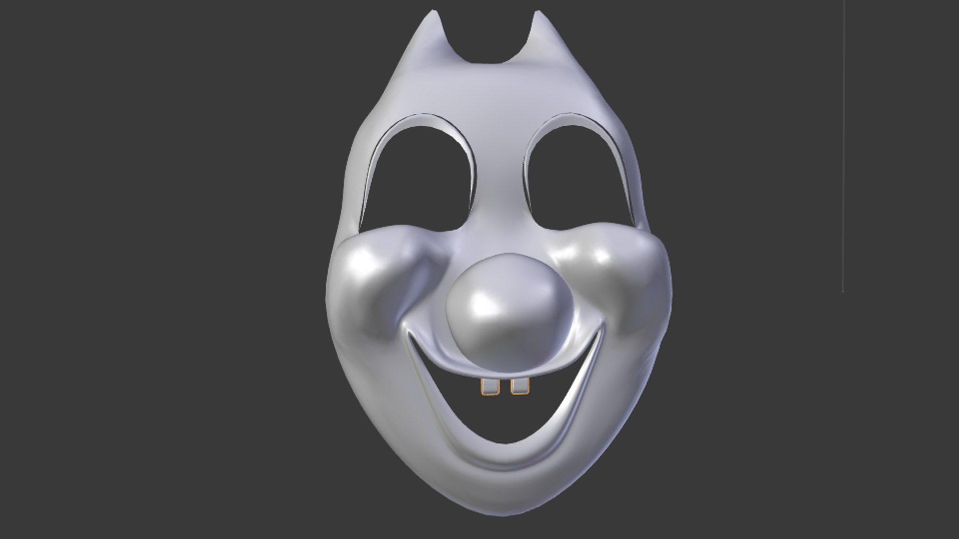 3d Clown Mask Model