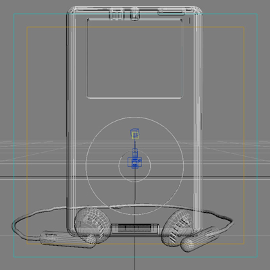 3d model of apple ipod 4th generation