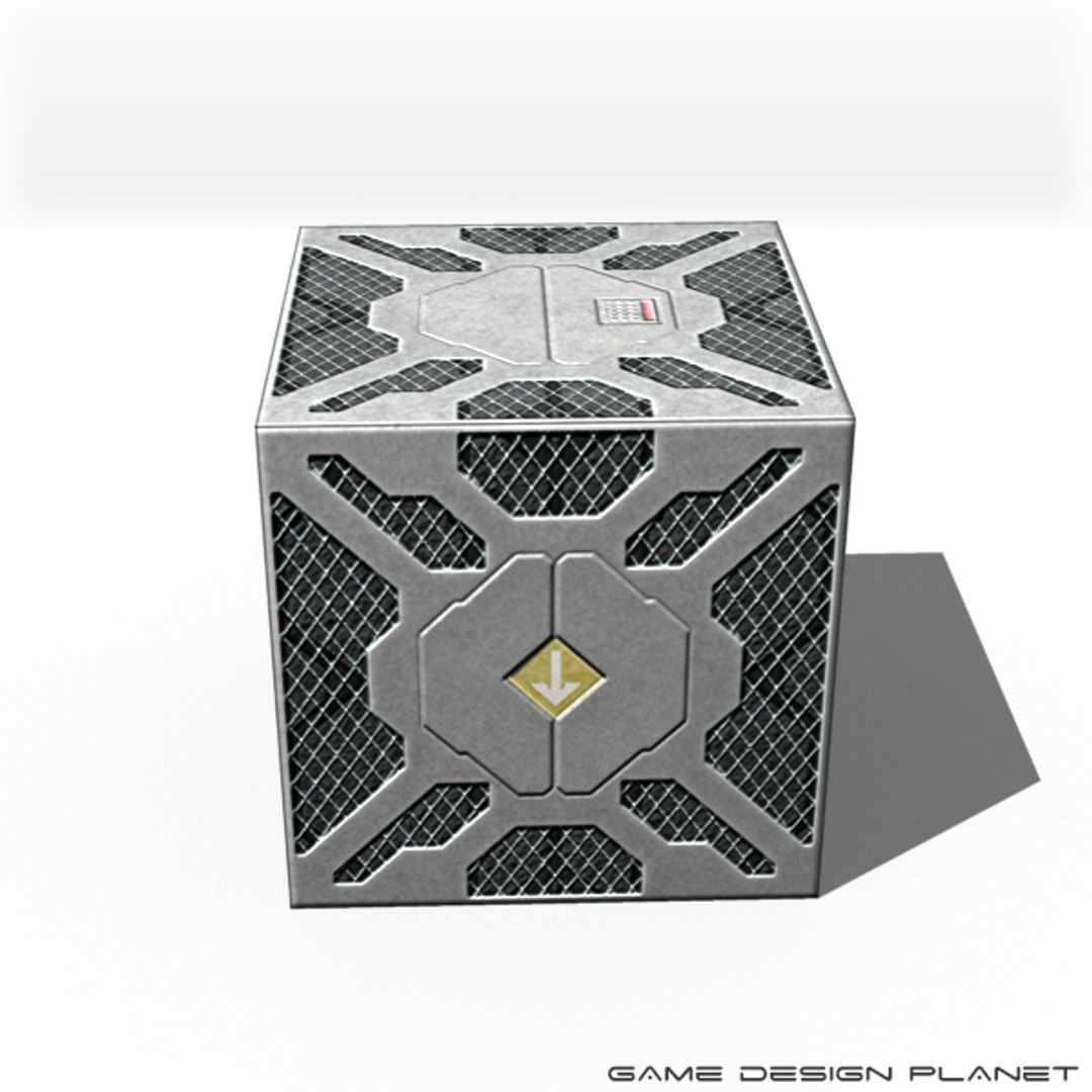 Obj Science Fiction Metal Box