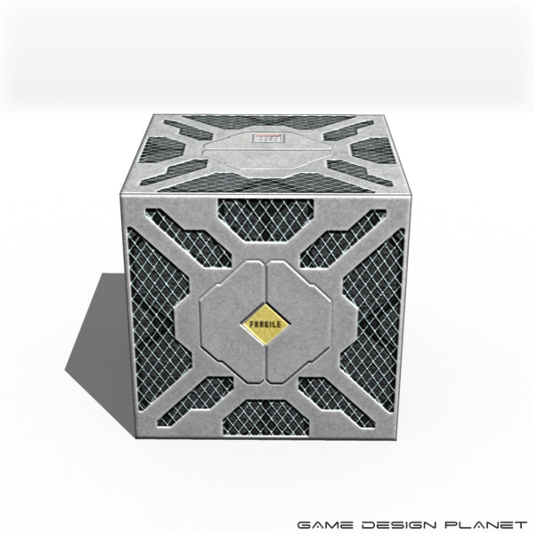 Obj Science Fiction Metal Box