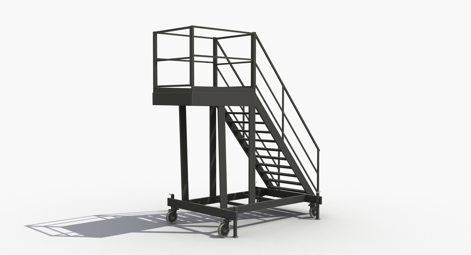 Mobile Stairs 3D Model - TurboSquid 1209684