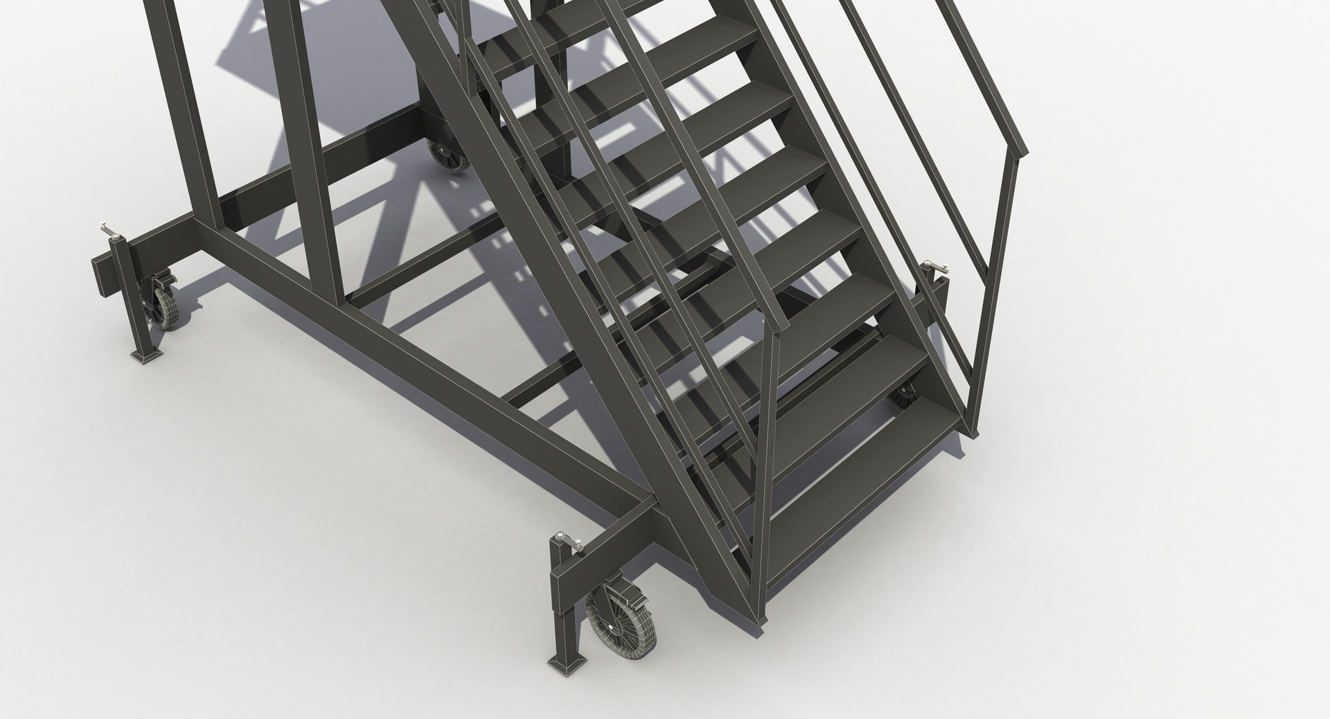 Mobile Stairs 3D Model - TurboSquid 1209684