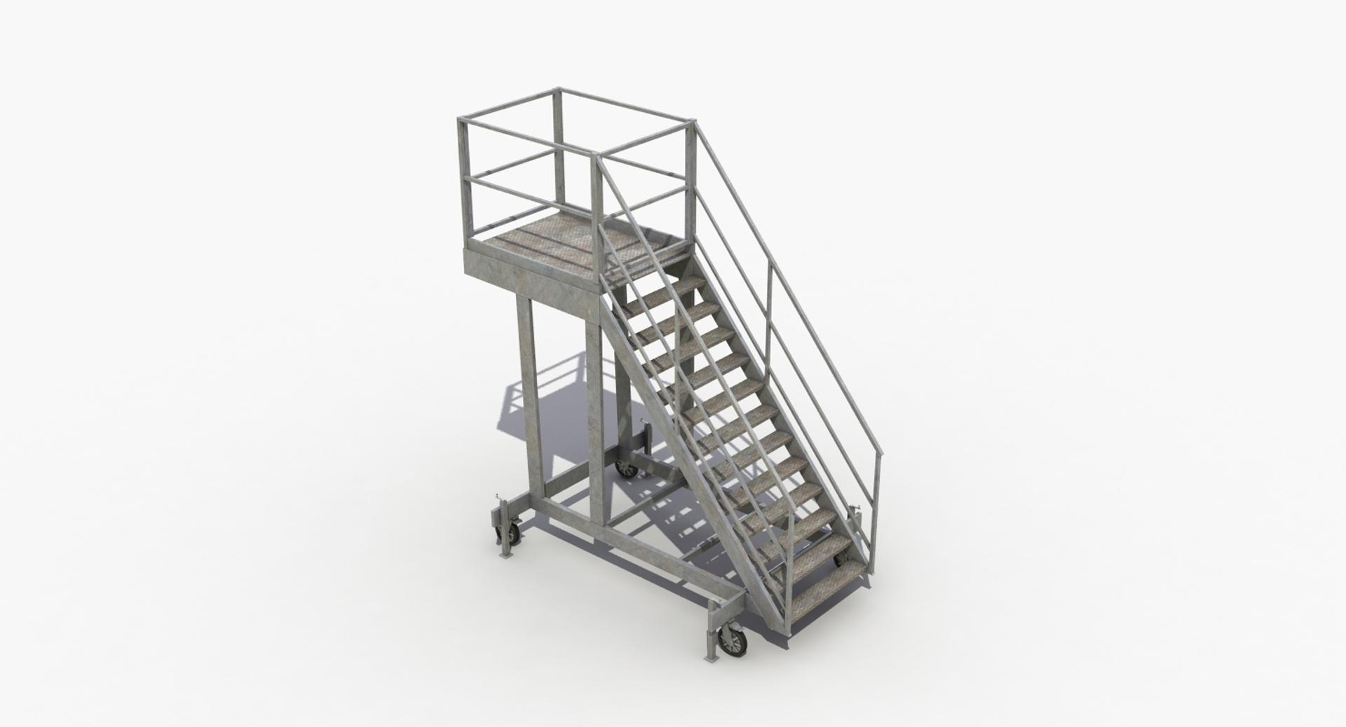 Mobile Stairs 3D Model - TurboSquid 1209684