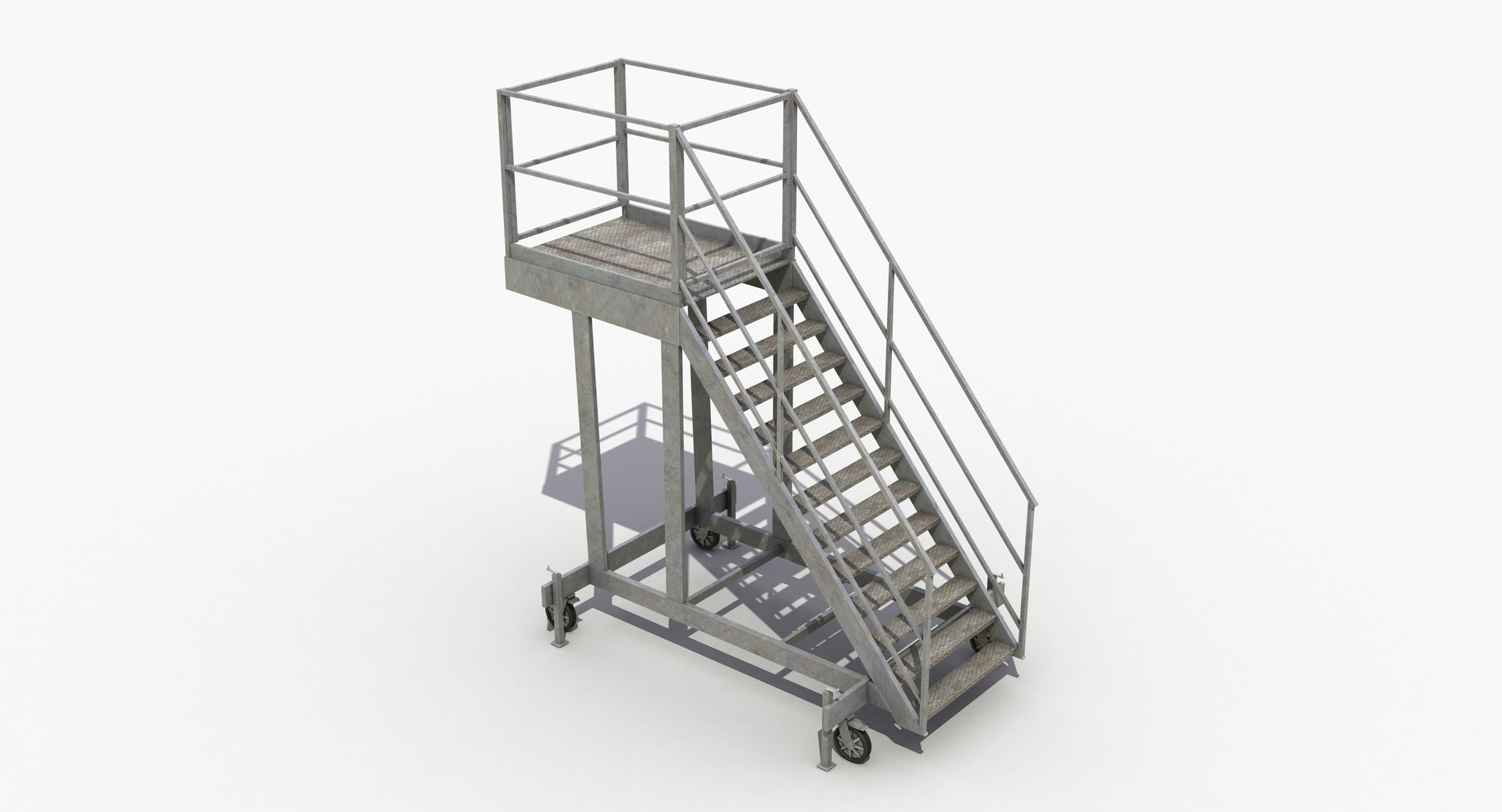 Mobile Stairs 3D Model - TurboSquid 1209684