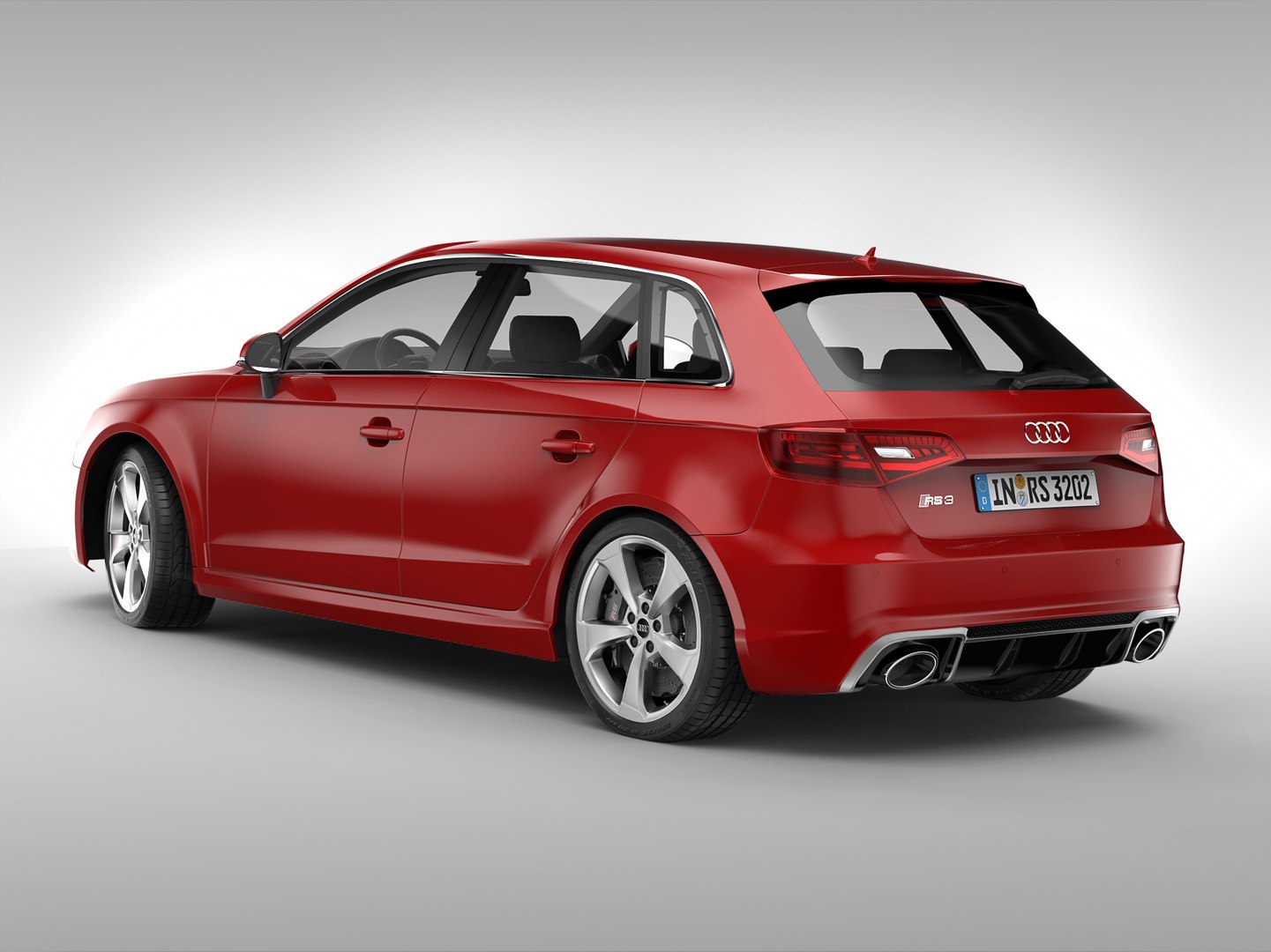 audi car 3d model