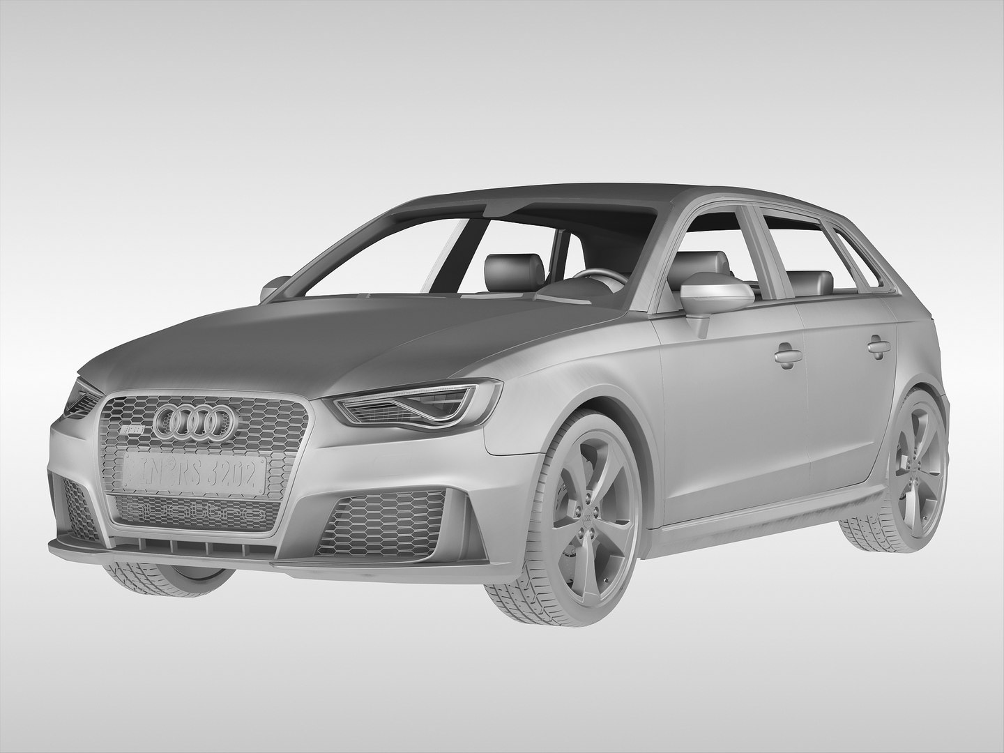 audi car 3d model