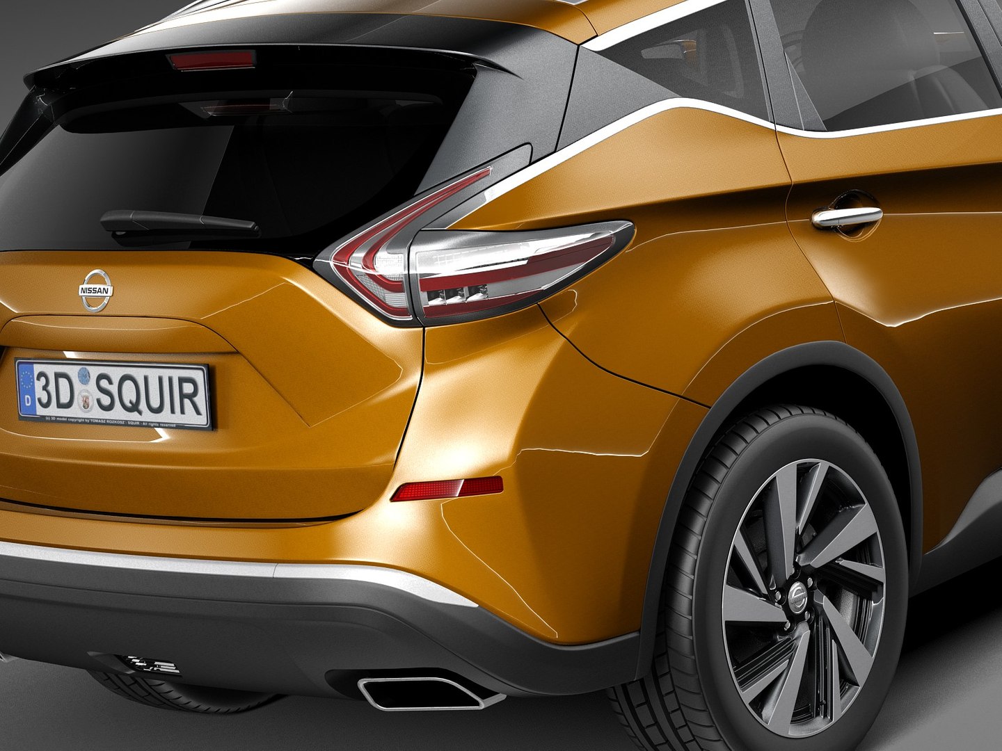 3d 2016 nissan murano model