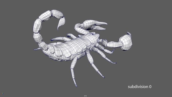 3D production scorpion rig - TurboSquid 1498722