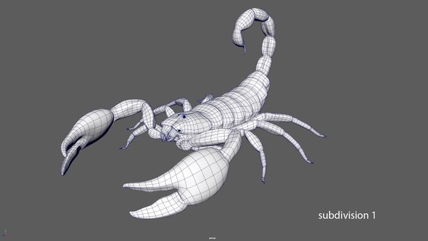 3D production scorpion rig - TurboSquid 1498722