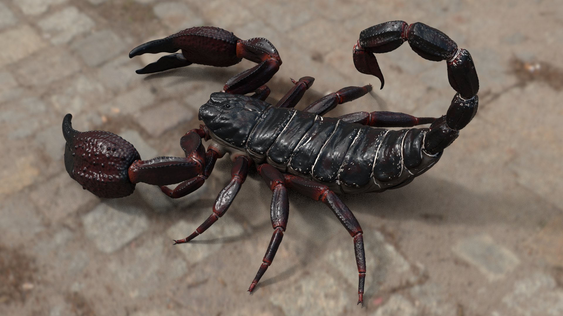 3D production scorpion rig - TurboSquid 1498722