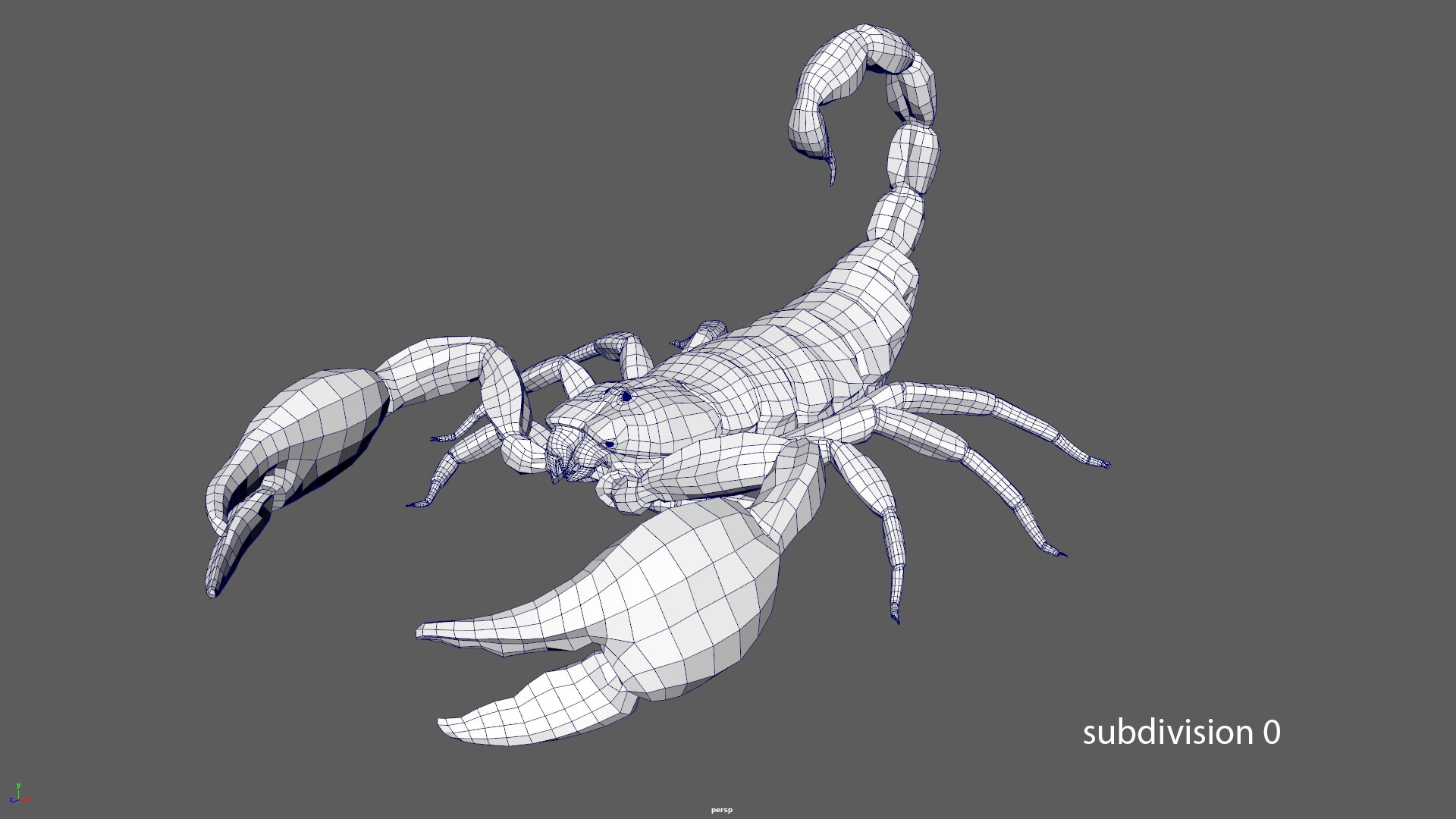 3D production scorpion rig - TurboSquid 1498722