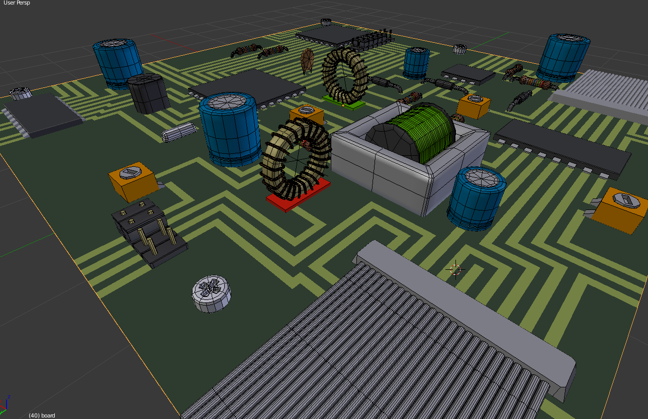 Free 3D circuit board model - TurboSquid 1279126