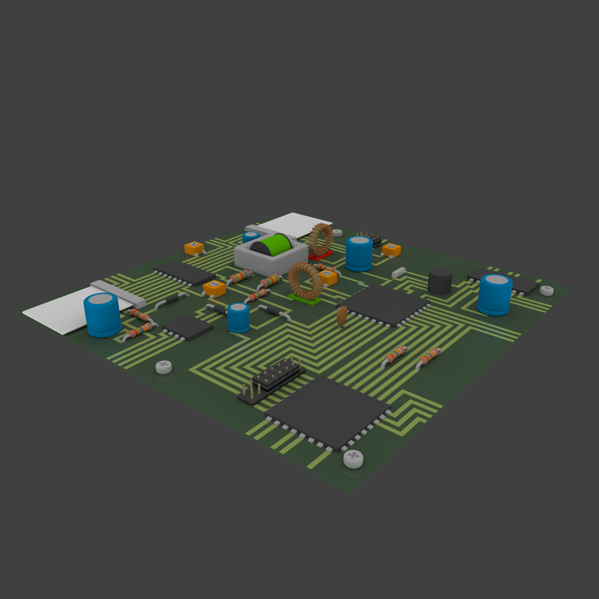 Free 3D circuit board model - TurboSquid 1279126