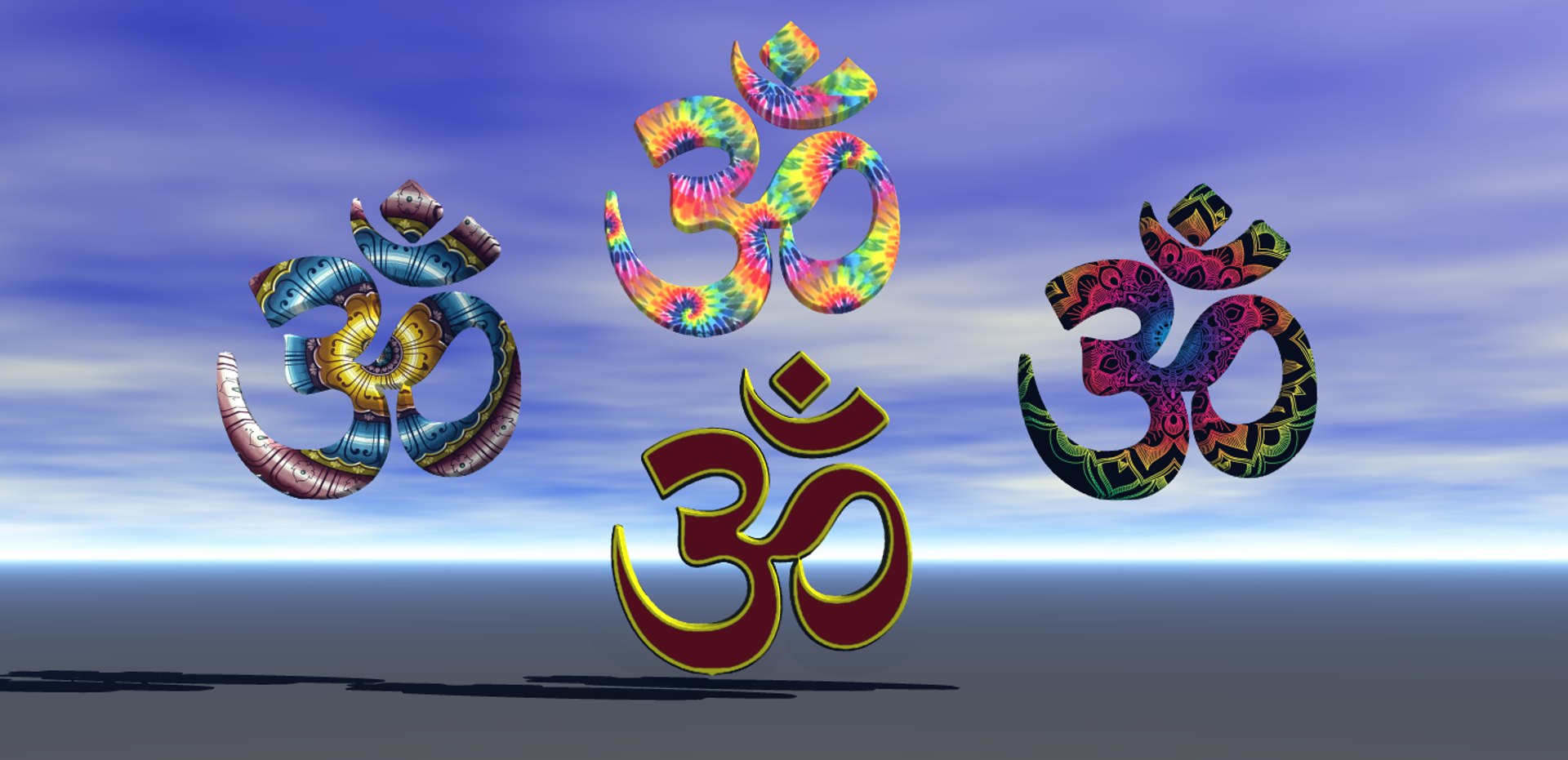 3D Model Om Symbol - TurboSquid 1468787