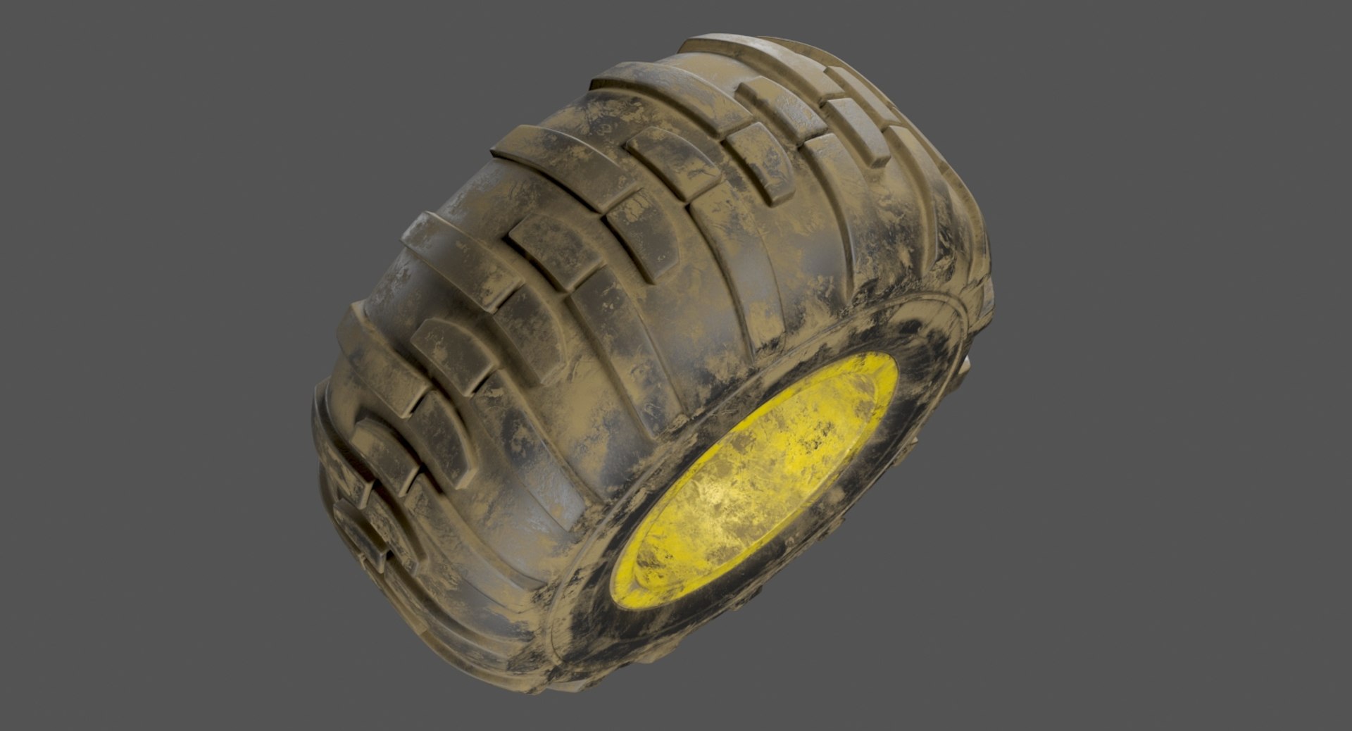 Realistic Dirty Wheel 3D - TurboSquid 1377662