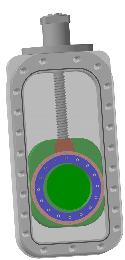 3d Valve Plane-parallel Wedge