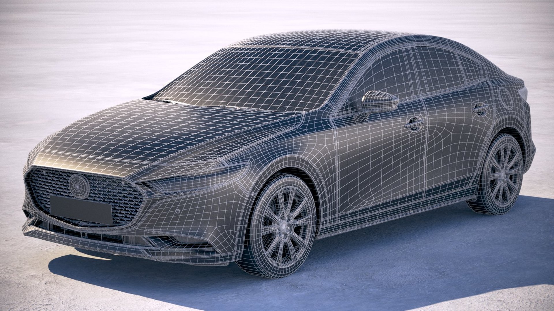 3D mazda 3 sedan model - TurboSquid 1396825