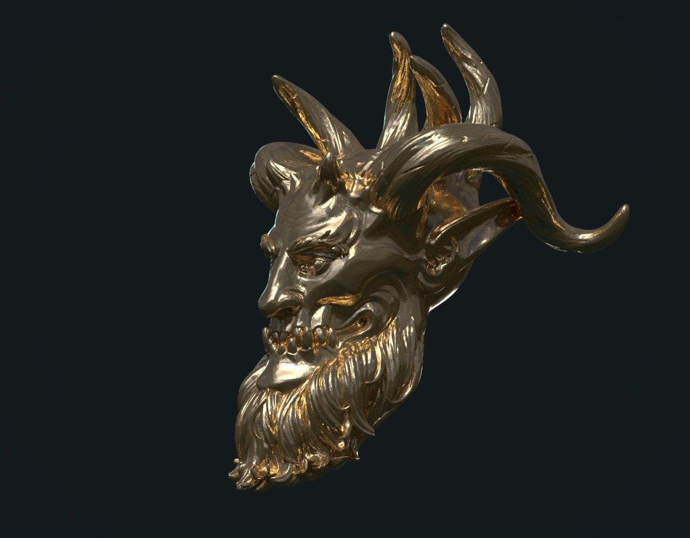 Demon Head 3D - TurboSquid 1430254