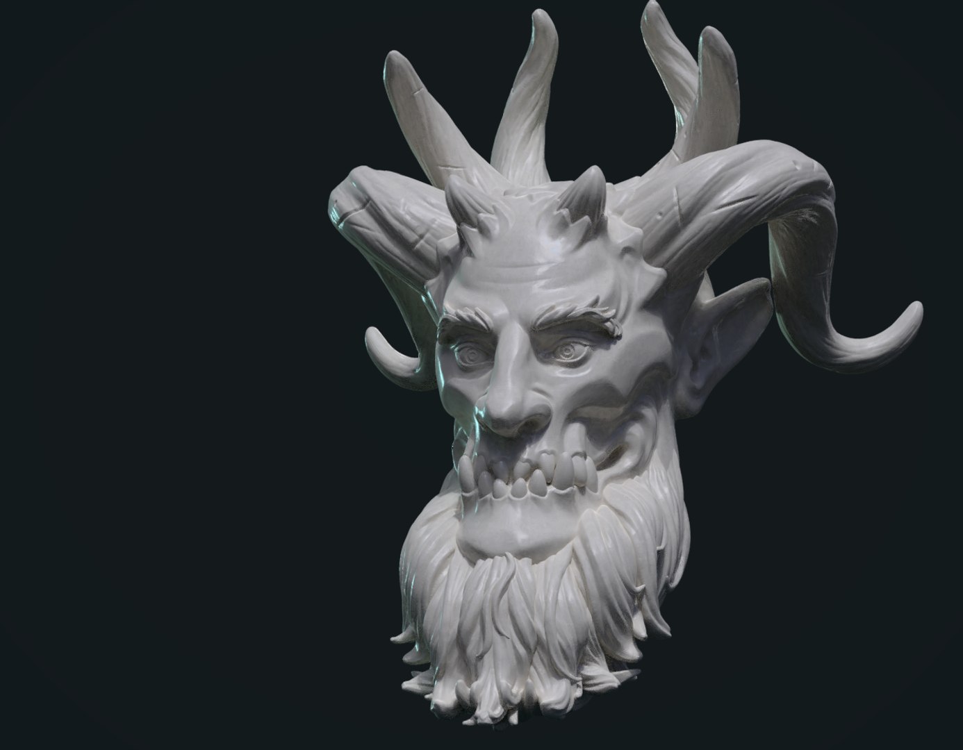 Demon Head 3D - TurboSquid 1430254