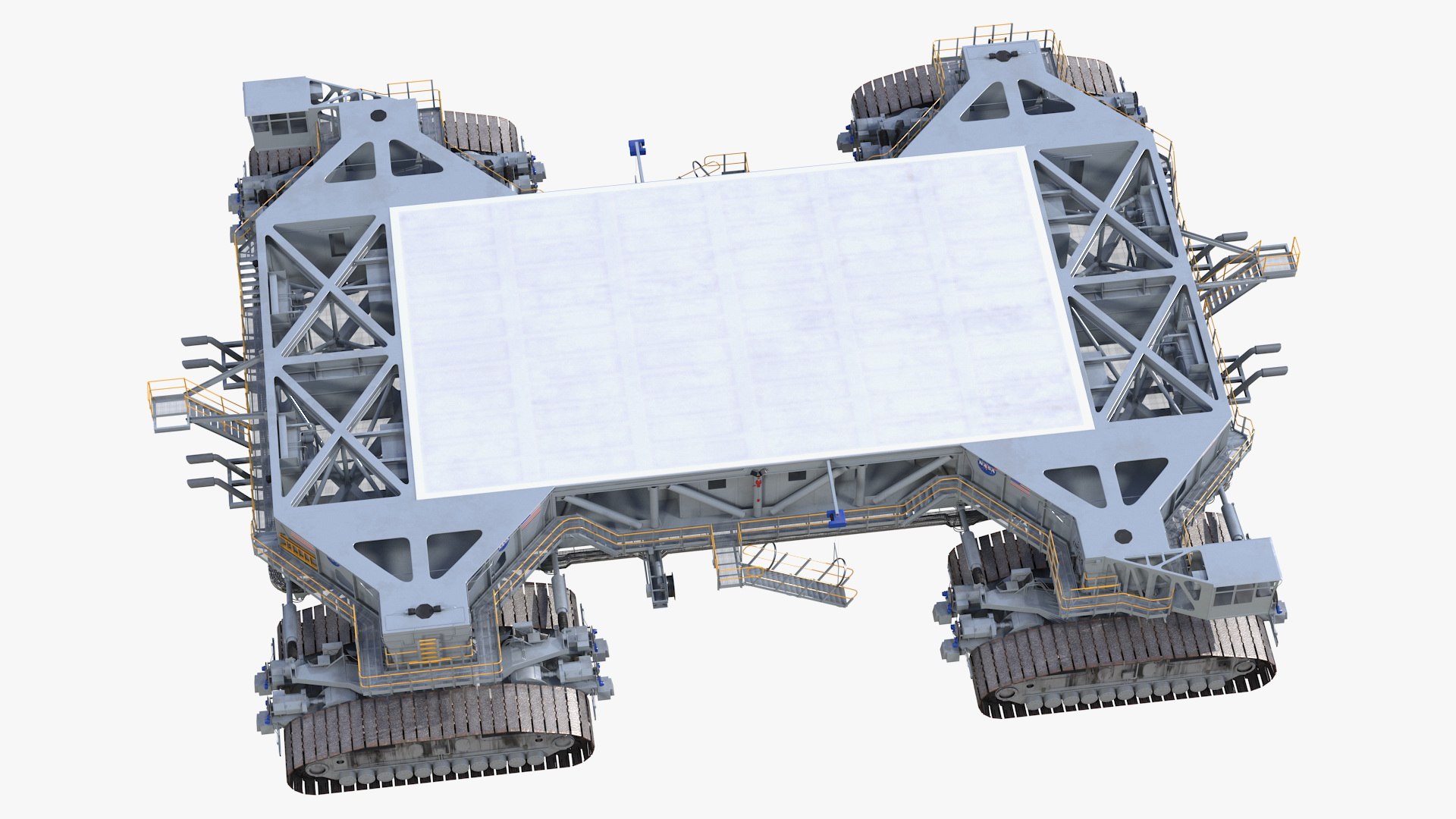Nasa missile crawler transporter 3D model - TurboSquid 1606783