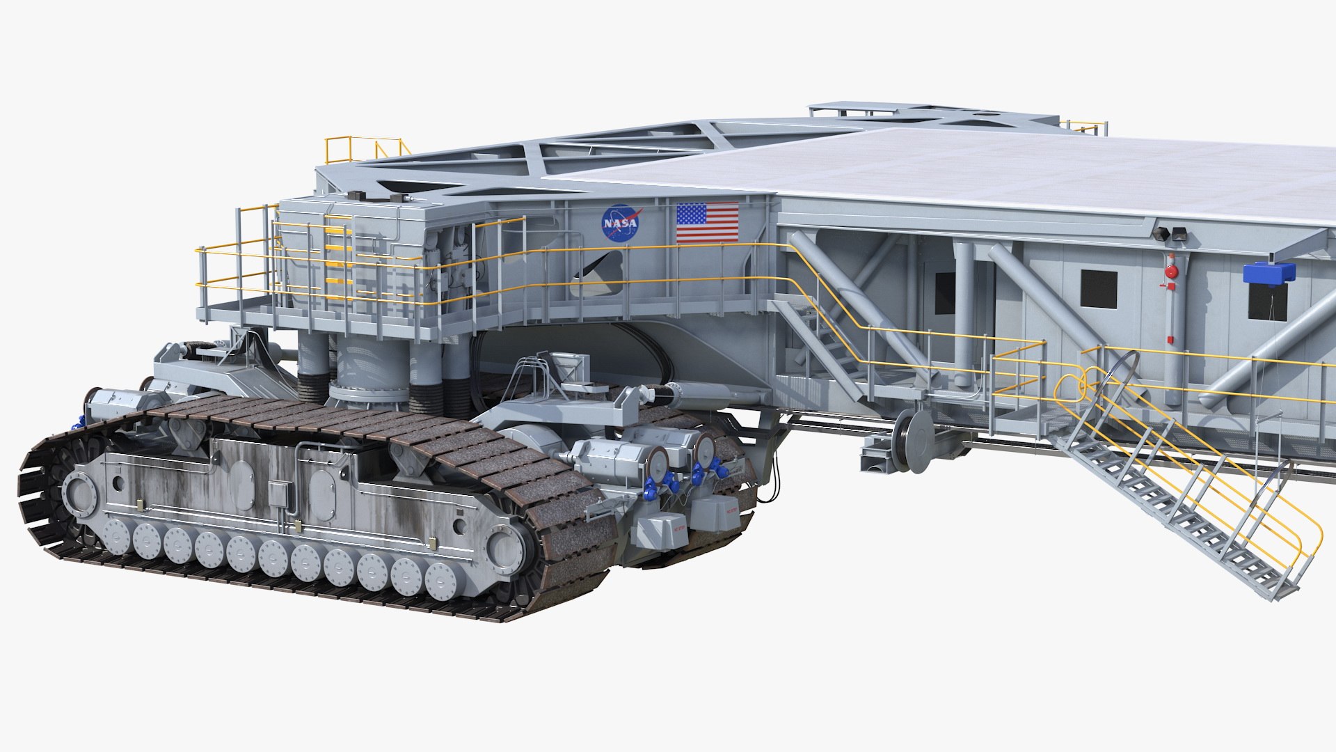 Nasa missile crawler transporter 3D model - TurboSquid 1606783