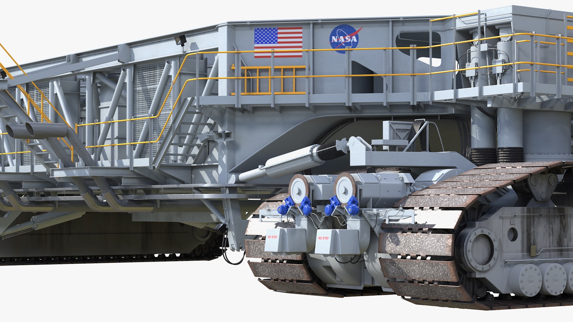 Nasa missile crawler transporter 3D model - TurboSquid 1606783