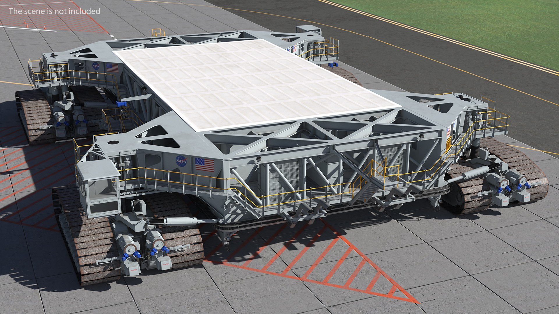 Nasa missile crawler transporter 3D model - TurboSquid 1606783