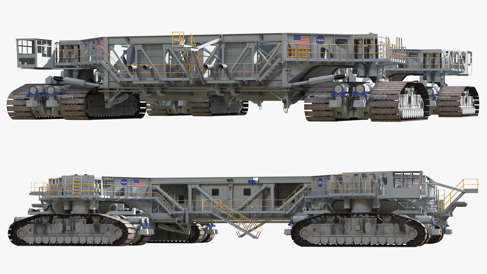 Nasa missile crawler transporter 3D model - TurboSquid 1606783