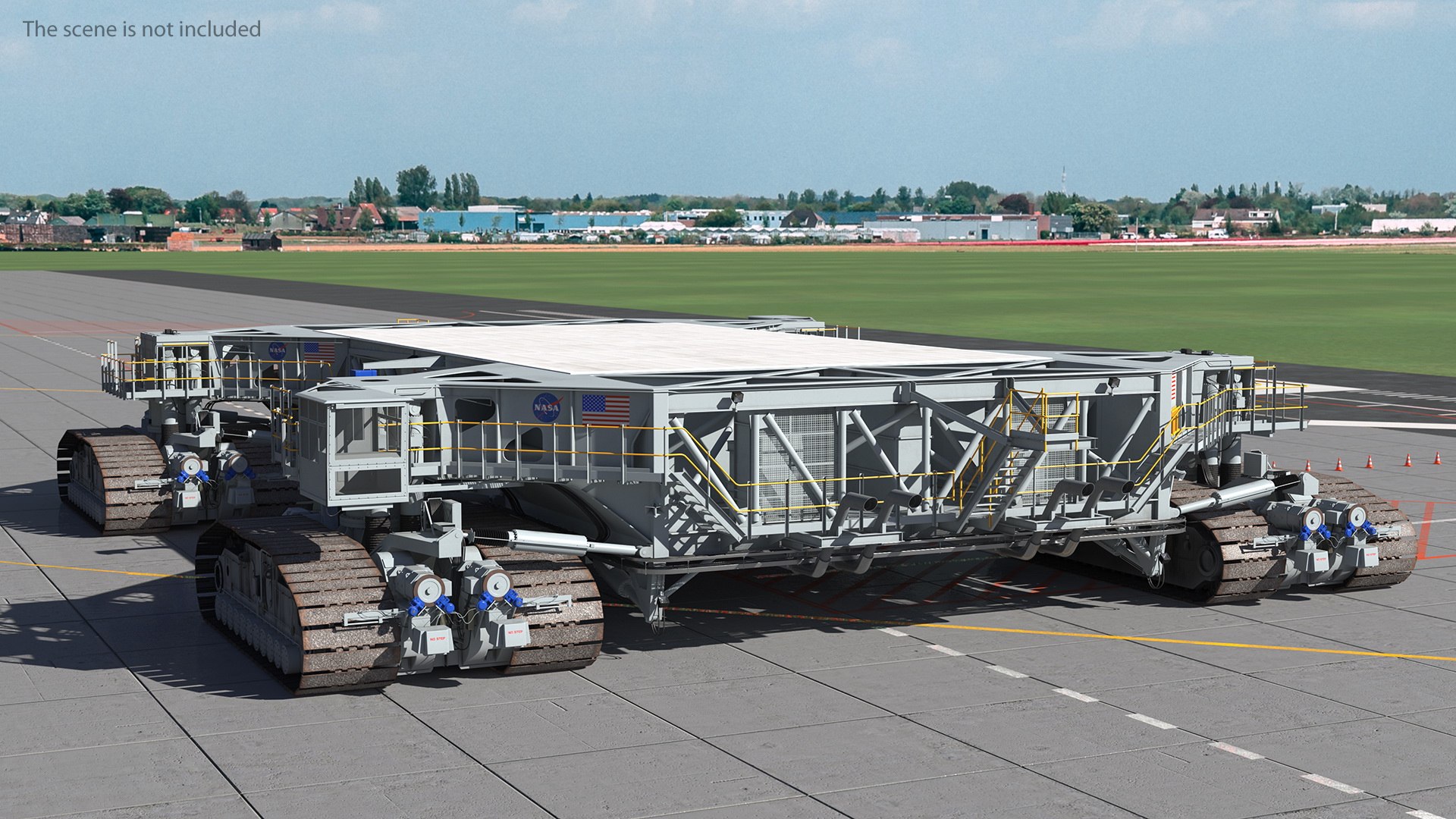 Nasa missile crawler transporter 3D model - TurboSquid 1606783