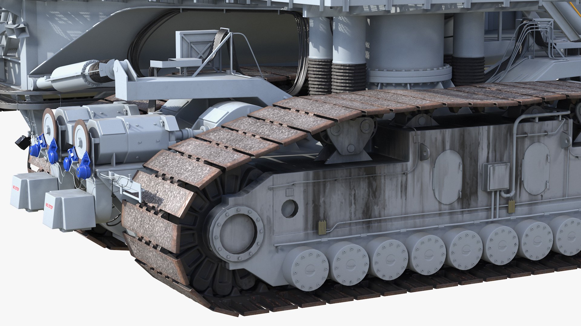 Nasa missile crawler transporter 3D model - TurboSquid 1606783