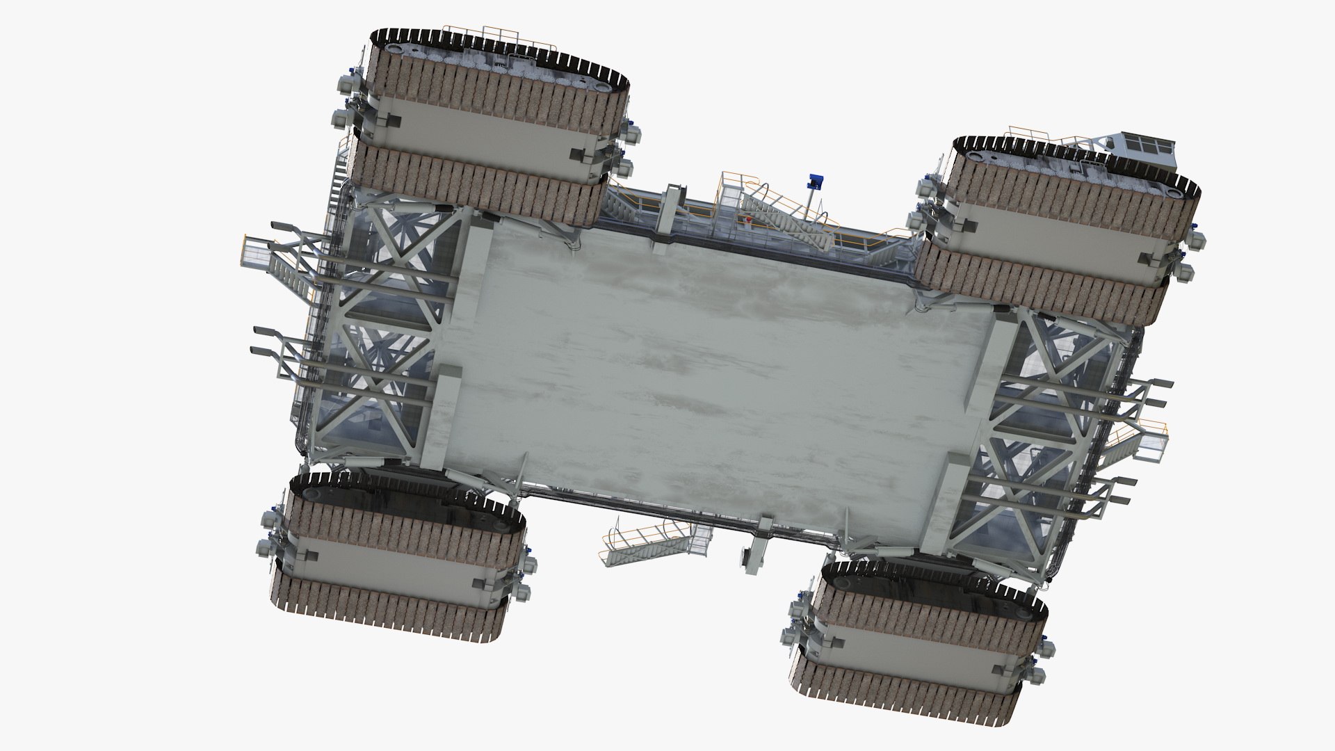 Nasa missile crawler transporter 3D model - TurboSquid 1606783