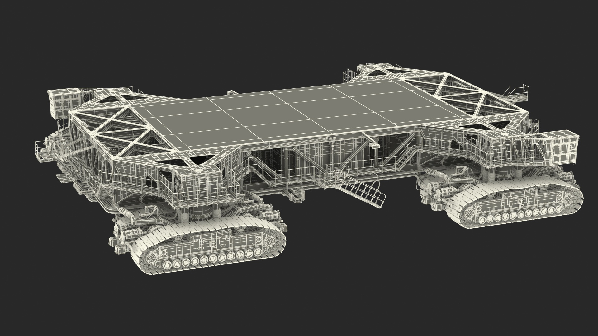 Nasa Missile Crawler Transporter 3D Model - TurboSquid 1606783