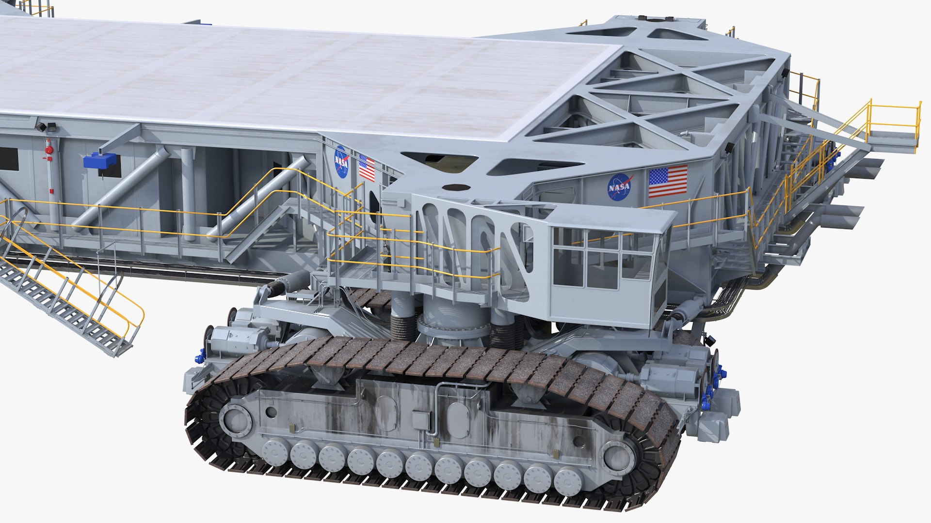 Nasa missile crawler transporter 3D model - TurboSquid 1606783