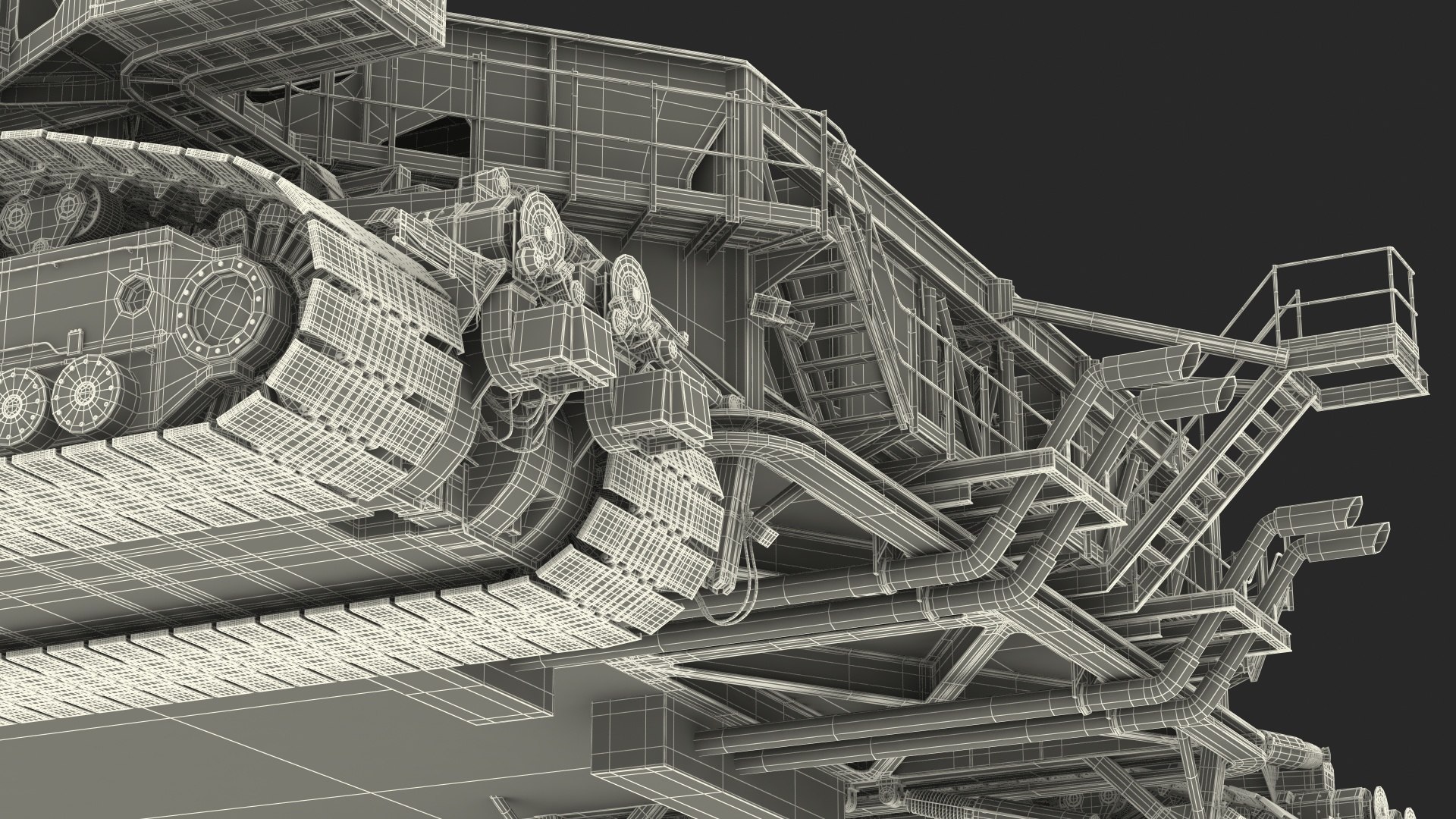 Nasa missile crawler transporter 3D model - TurboSquid 1606783