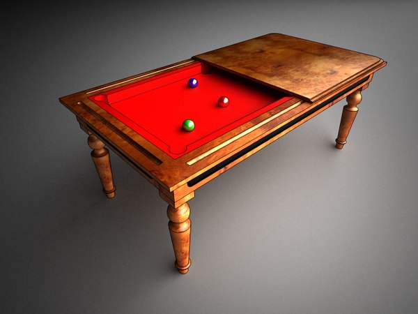 3d classic billiard table model