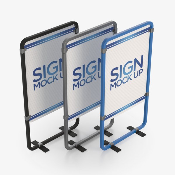 3D swing sign - TurboSquid 1329024