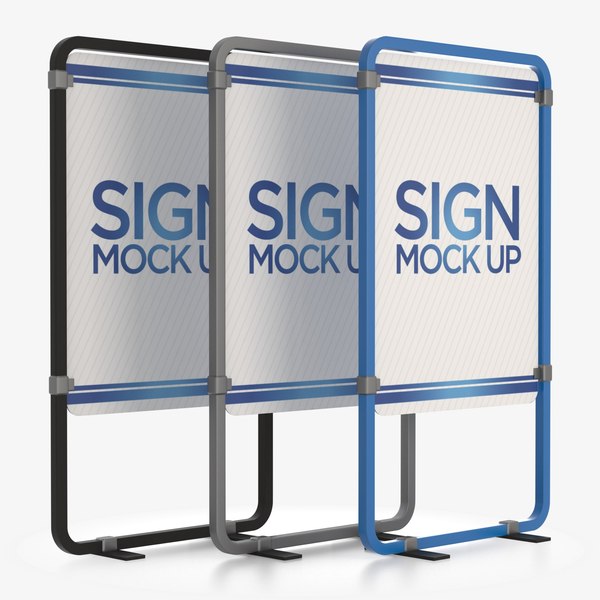 3D swing sign - TurboSquid 1329024
