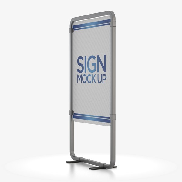 3D swing sign - TurboSquid 1329024