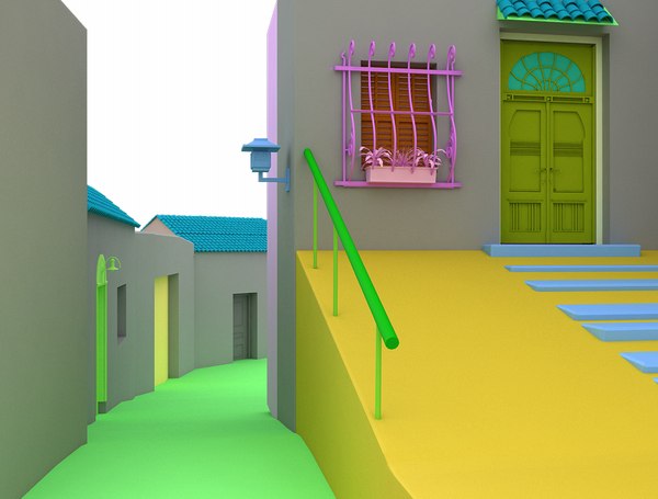 3d model scene