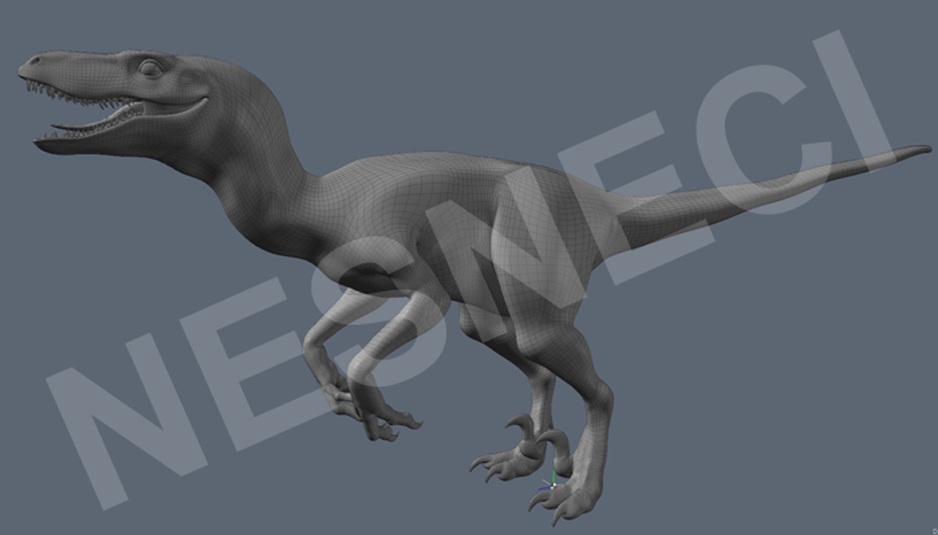 3d Model Raptor Dinosaur