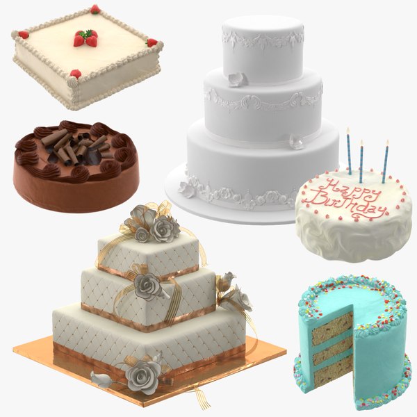 3D wedding cake model | 1146697 | TurboSquid