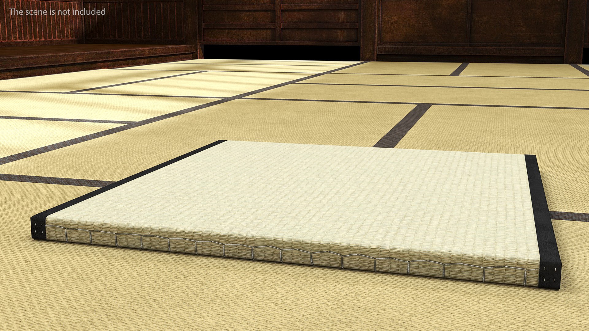 Traditional Tatami Straw Mat Square 3D - TurboSquid 2062308