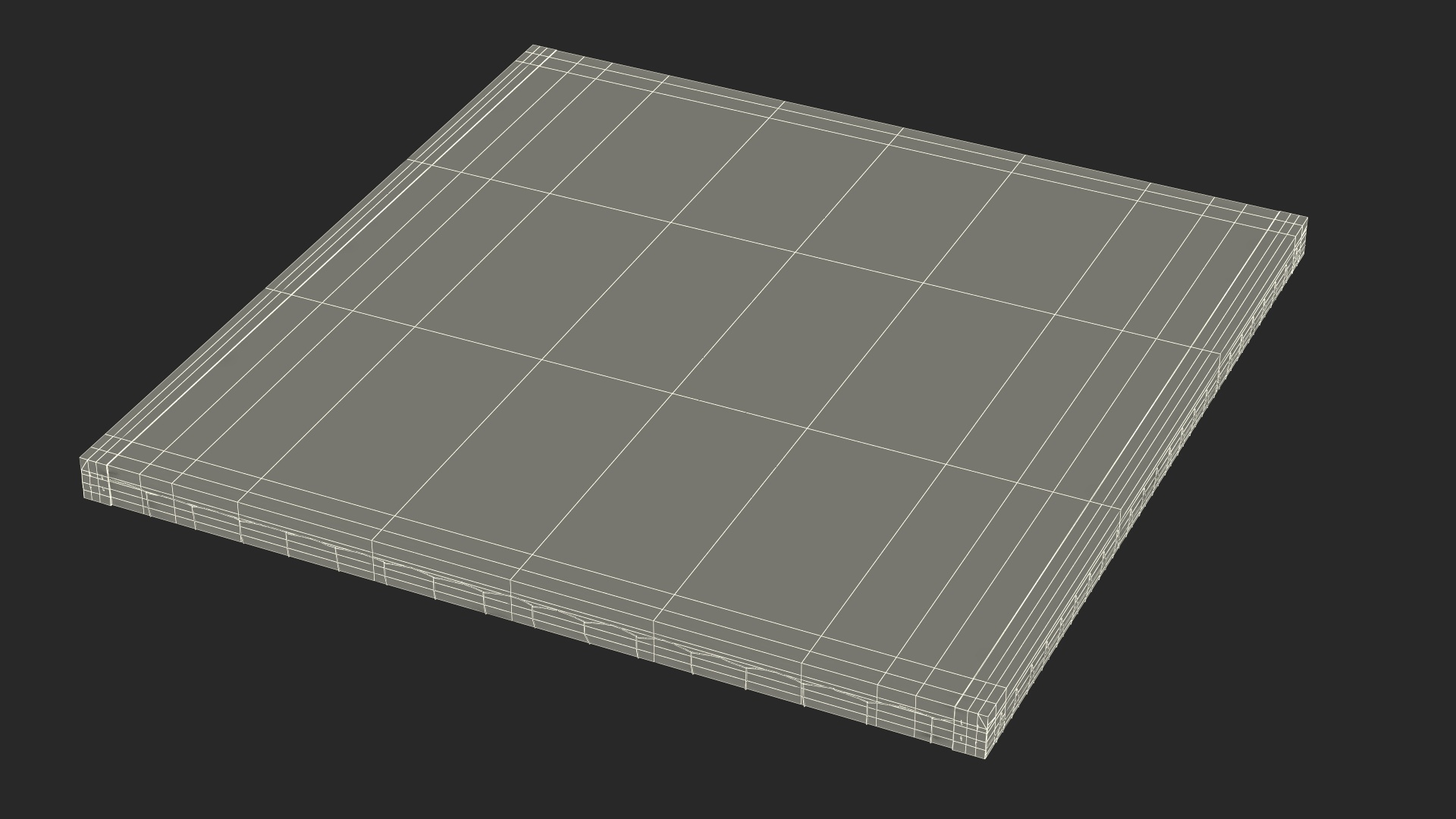 Traditional Tatami Straw Mat Square 3D - TurboSquid 2062308