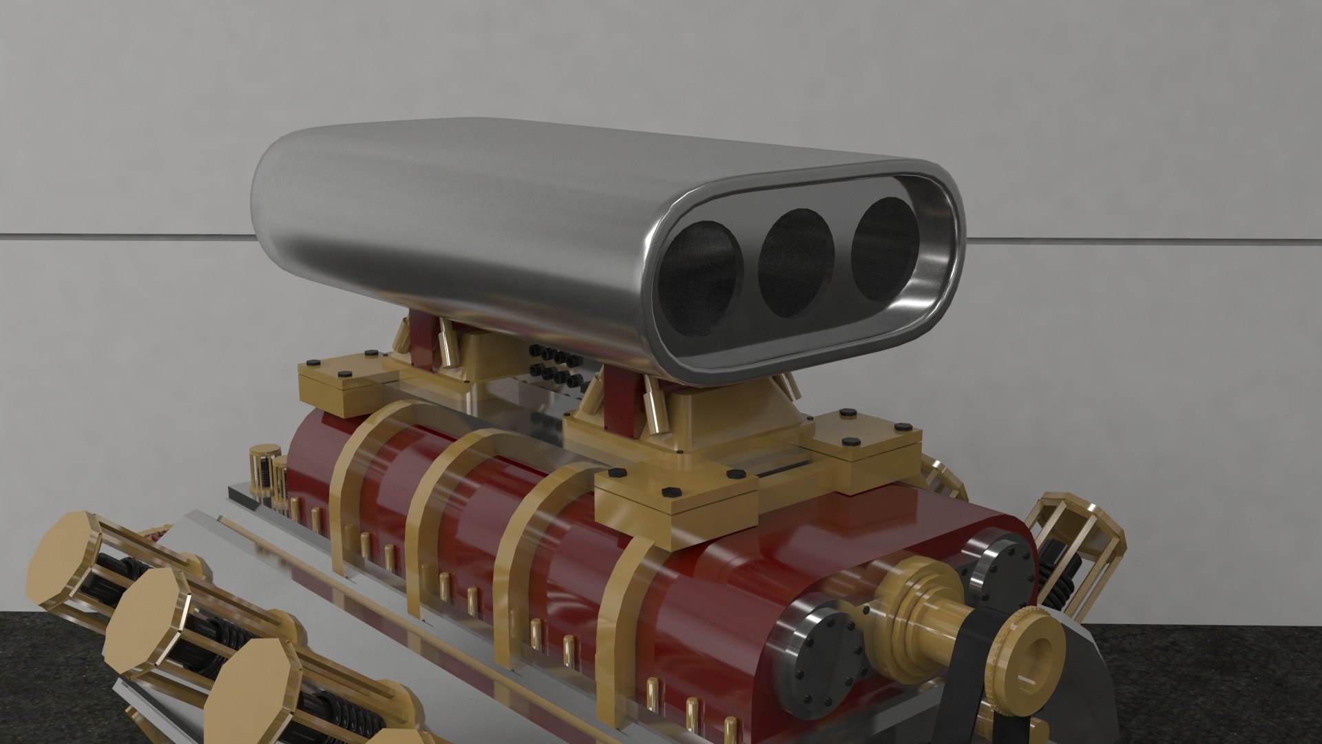 ROD Car Hybrid Engine 3D Model - TurboSquid 2147316